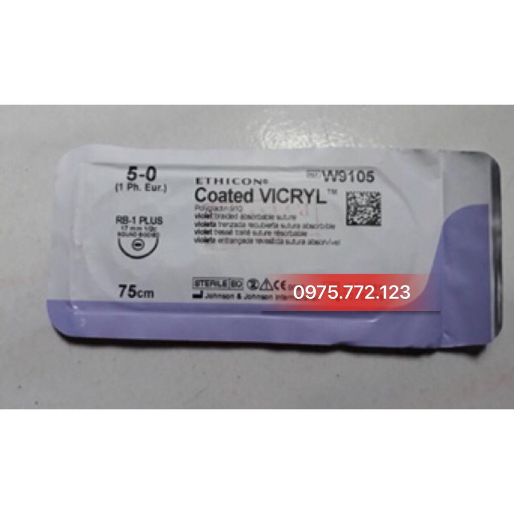 CHỈ TIÊU THẨM MĨ VICRYL 5/0 W9105 | Shopee Việt Nam