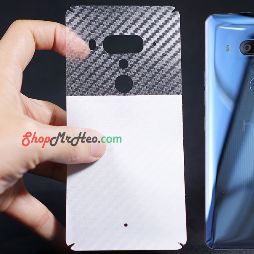 Bộ 3 Skin Dán Mặt Lưng Vân 3D HTC U12 Plus - U12+ | Shopee Việt Nam
