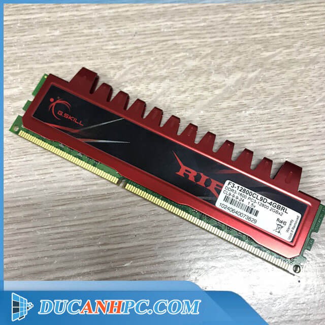 Ram DDR3 GSkill RIPJAWS 2Gb Bus 1600 - Tản nhiệt thép - Bảo hành 3 ...