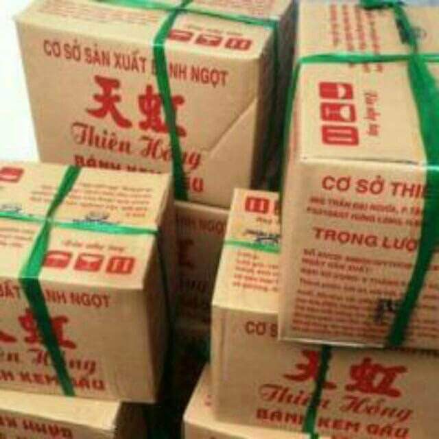 ( MIỄN SHIP Ở HCM) SỈ 1 thùng 5KG Bánh gấu Nhân kem Thiên Hồng( Chính ...