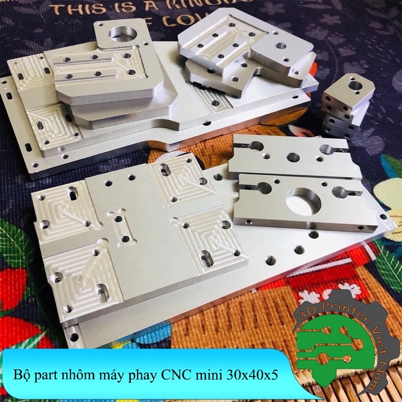Bộ part nhôm máy phay CNC mini 30x40x5 | Shopee Việt Nam
