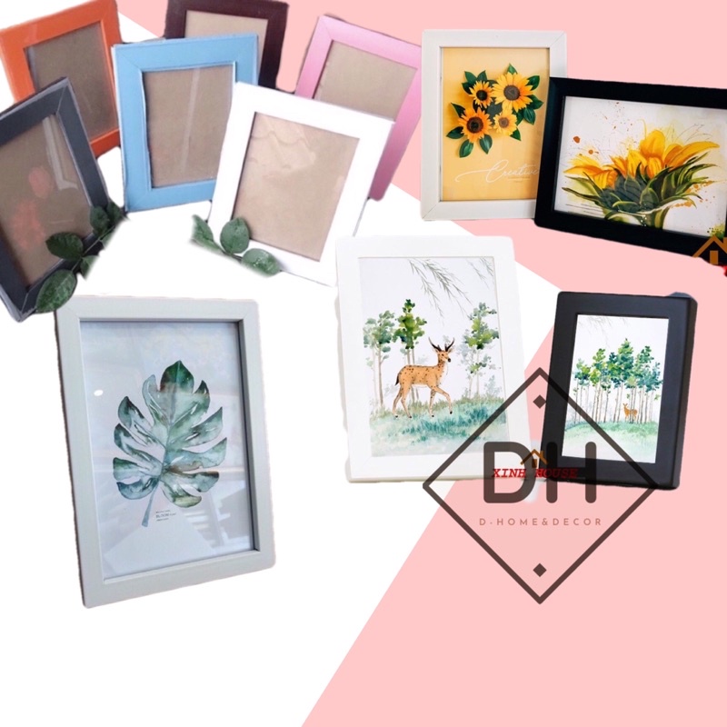 [GIÁ TẬN XƯỞNG]KHUNG TRANH TREO TƯỜNG ĐỂ BÀN KT a3 a4 a5 mặt kính mica ...