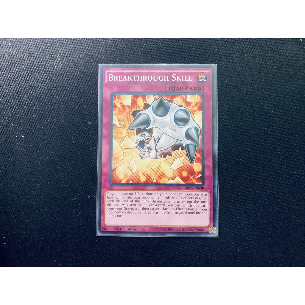 Thẻ Bài Yugioh Chính Hãng Breakthrough Skill - SR02-EN038 | Shopee Việt Nam