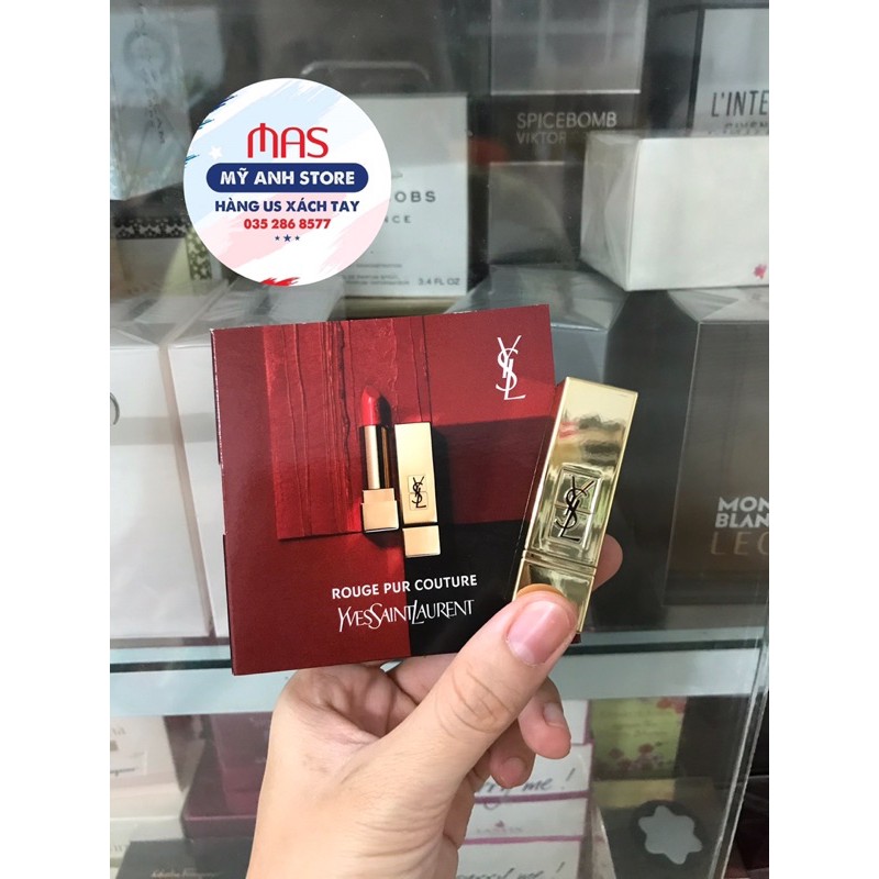 [ CHÍNH HÃNG ] Son đỏ Ysl 01 mini | Shopee Việt Nam