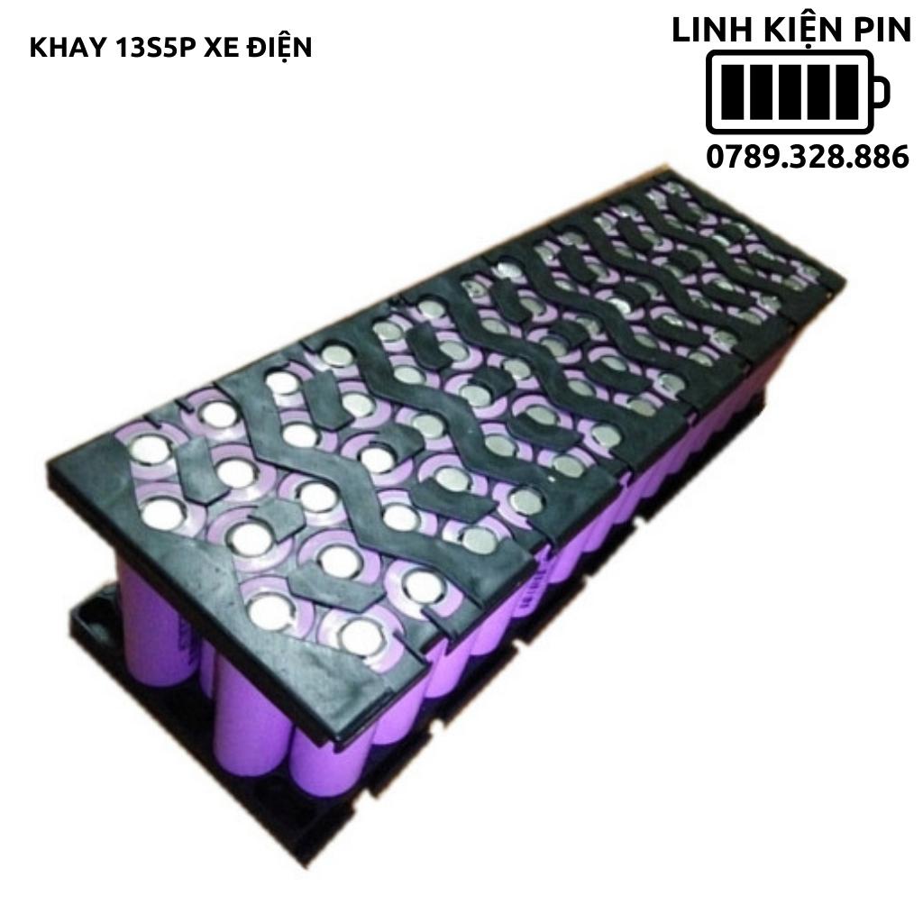 Khay pin 13s5p dùng pin 18650 có kẽm cho xe điện | Shopee Việt Nam