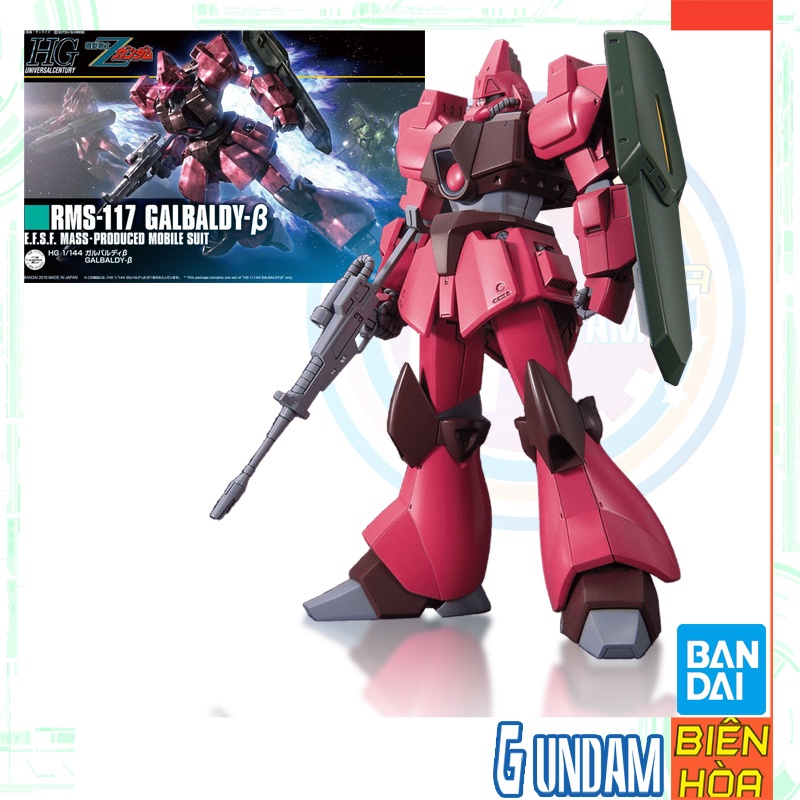 Mô hình lắp ráp Gundam HG UC Galbaldy Beta | Shopee Việt Nam