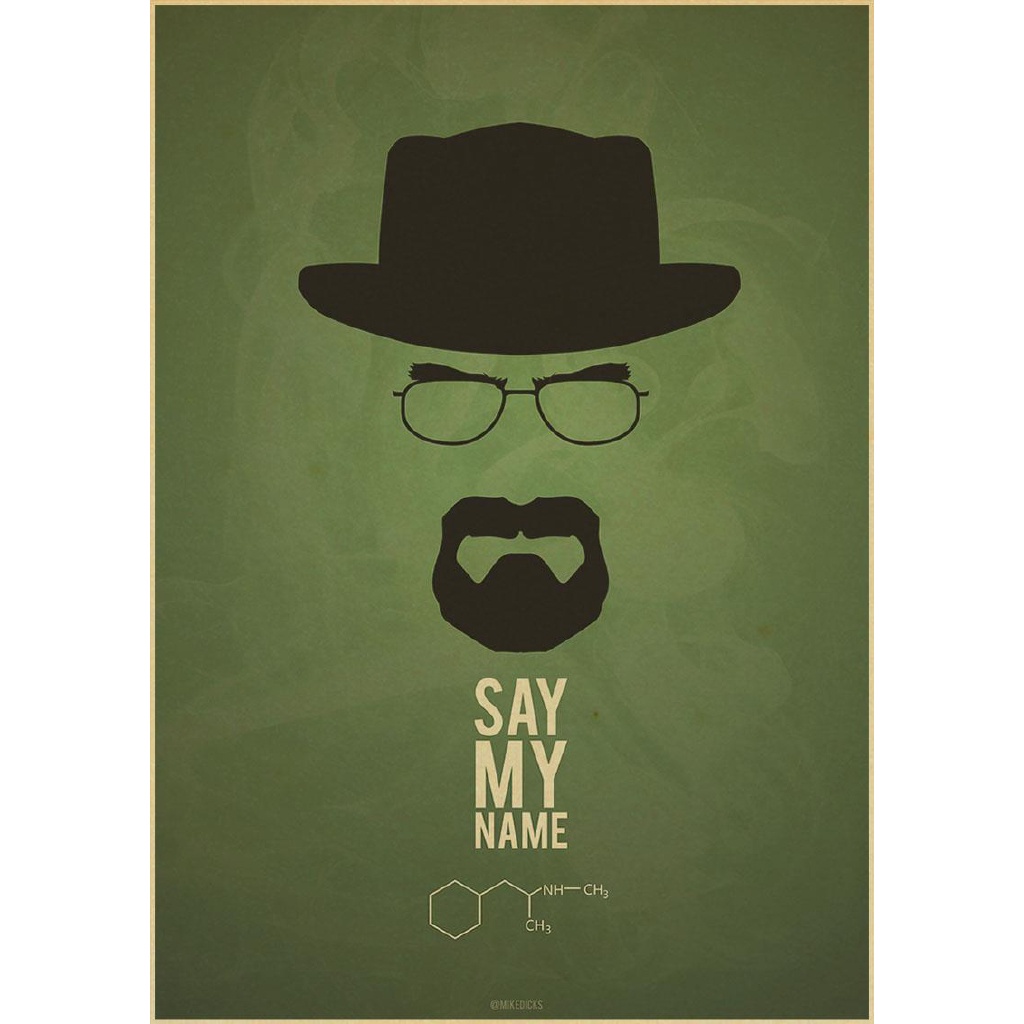 Poster Phim Breaking Bad Cổ Điển Treo Tường Trang Trí Ms 234 Shopee 0376