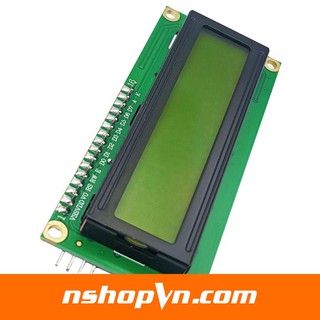 LCD Màn hình LCD 1602 kèm module I2C màu xanh lá | xanh dương | Shopee ...