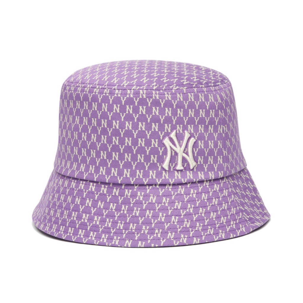 Mũ Bucket MLB Mono tím Ny | Shopee Việt Nam