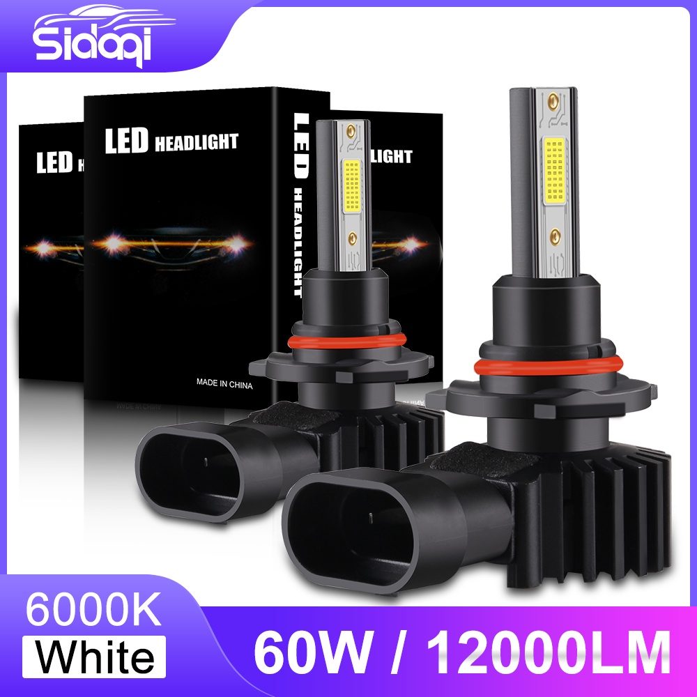 Set 2 Đèn Pha led h7 H11 H1 H4 H8 H9 HB4 9006 HB3 9005 12-24V 6000K COB Dành Cho Ô Tô | Shopee ...