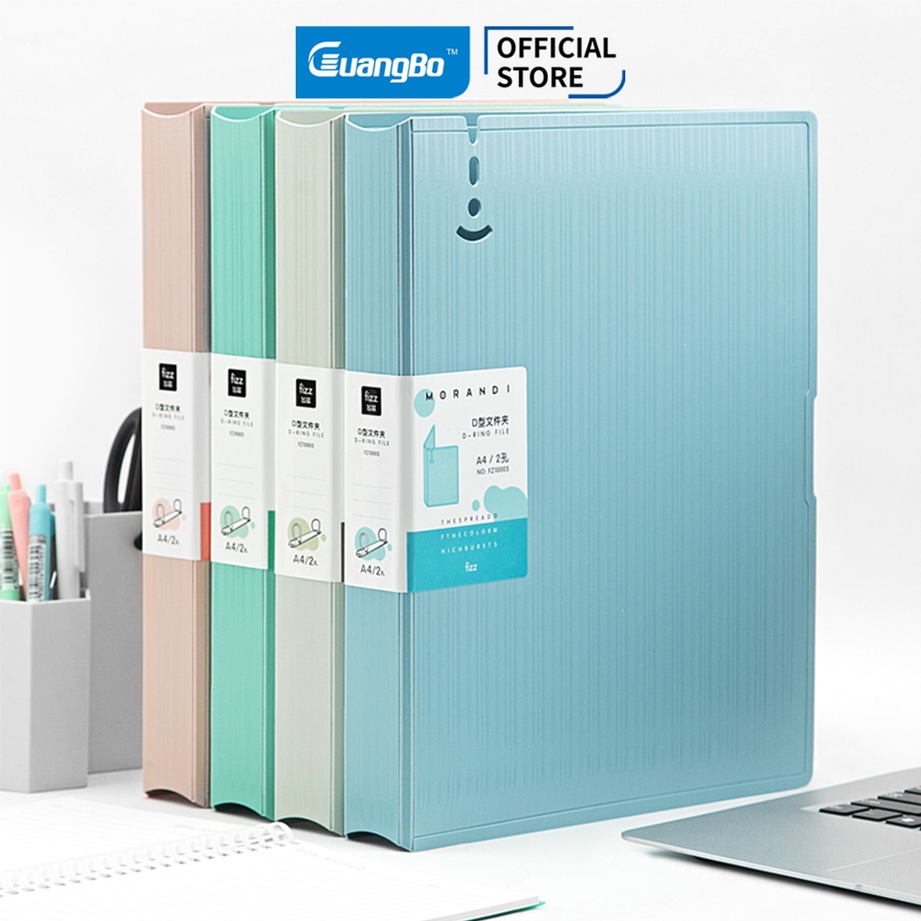 File 2 còng chữ D đựng tài liệu Fizz GuangBo cao cấp FZ10005 | Shopee ...