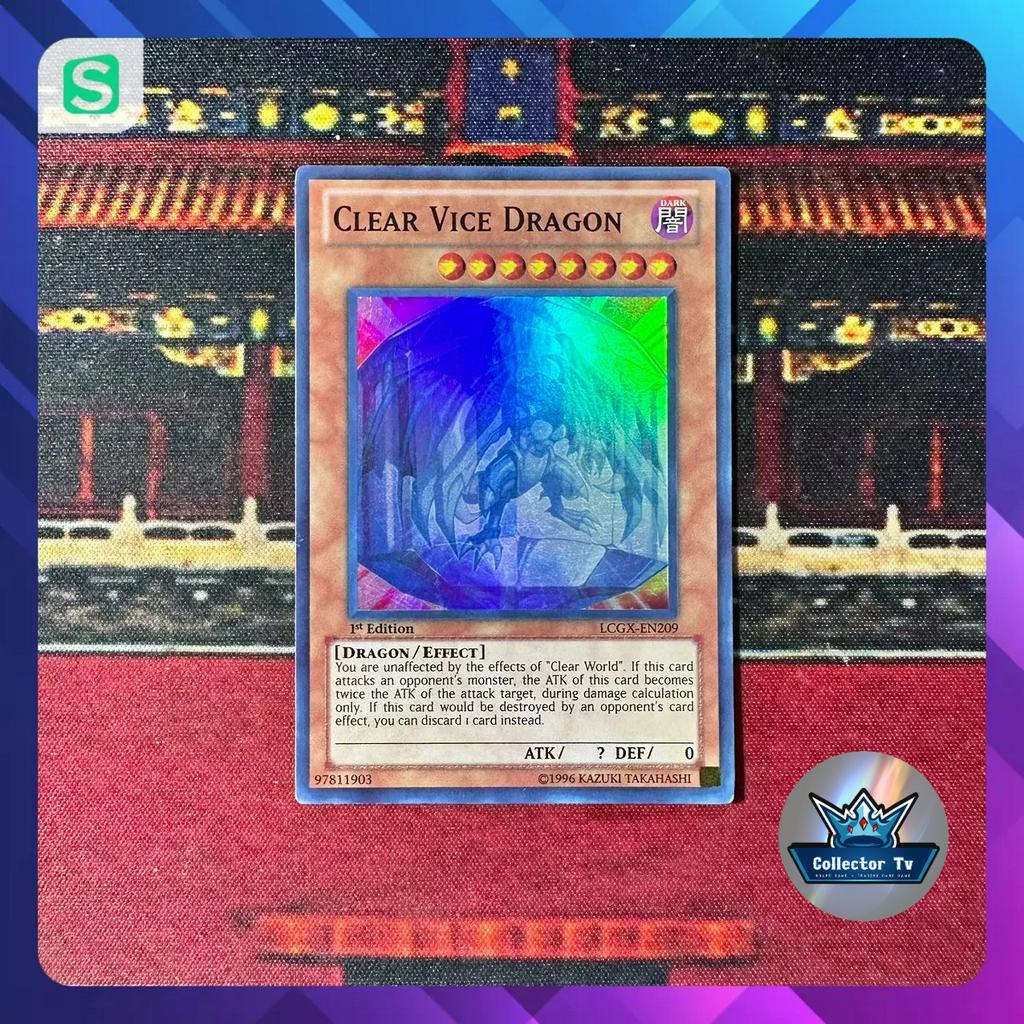 Thẻ bài YugiOh! (US) - LCGX-EN209: CLEAR VICE DRAGON - Super rare ...