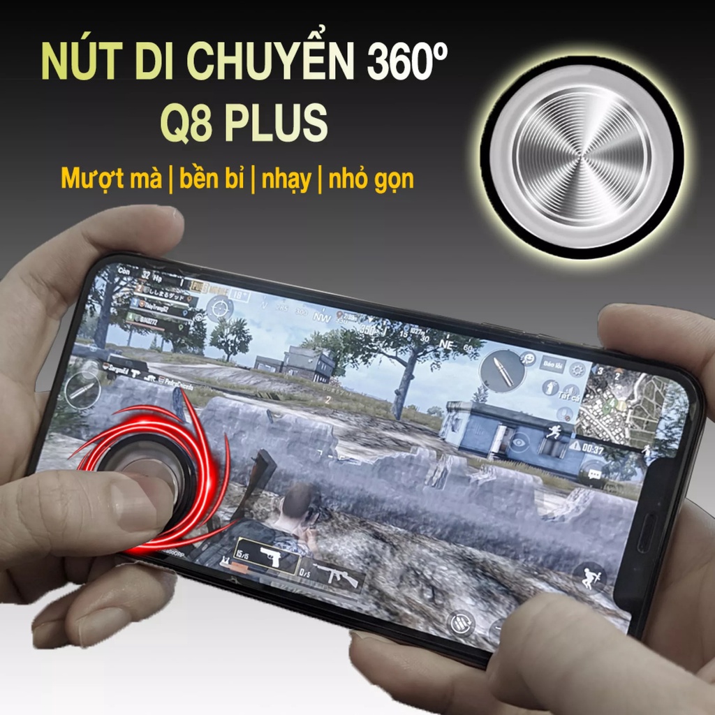 Nút Joystick Q8 Plus điều hướng chơi game Mobile liên quân, Pubg siêu ...