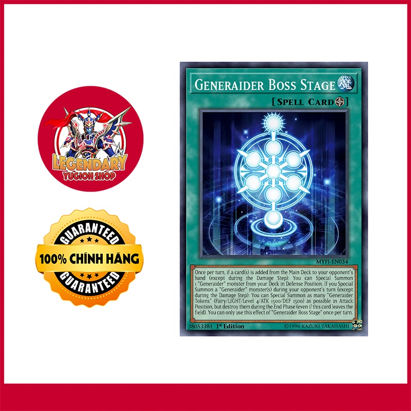[Thẻ Bài Yugioh Chính Hãng] Generaider Boss Stage | Shopee Việt Nam