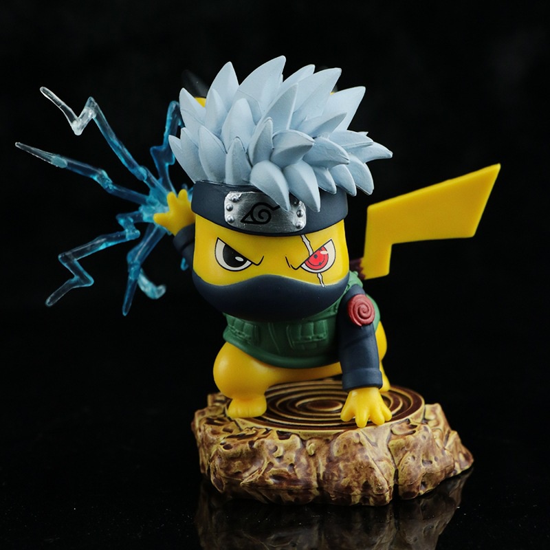 Mô hình Pikachu Cosplay Sasuke, Naruto, Obito, Madara 13cm | Shopee ...