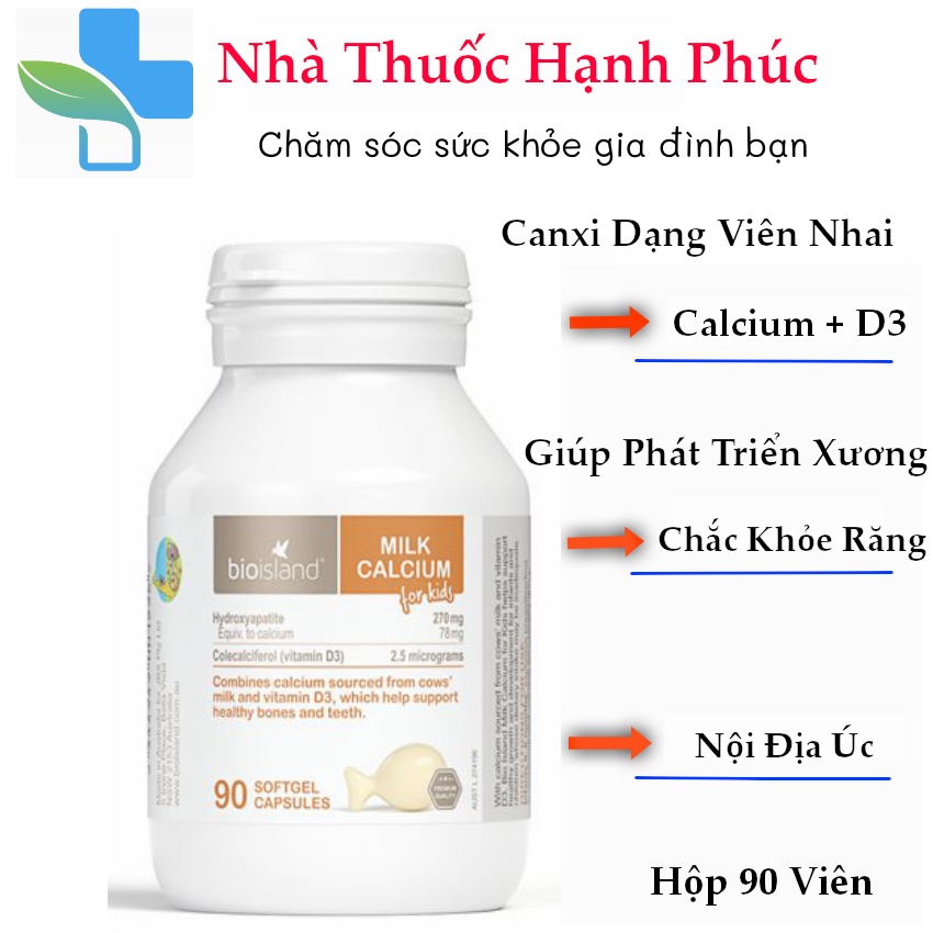 Canxi Sữa Bio Island Milk Calcium Úc cho bé ( Canxi Bio) - Phát triển ...