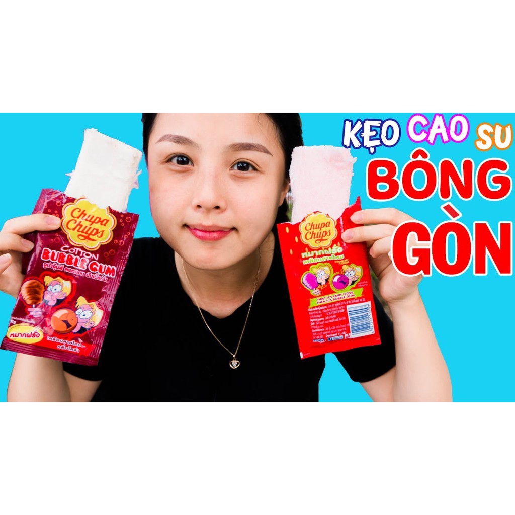 Kẹo singum Chupa Chups dạng bông gòn Cotton Bubble Gum - kẹo cao su ...