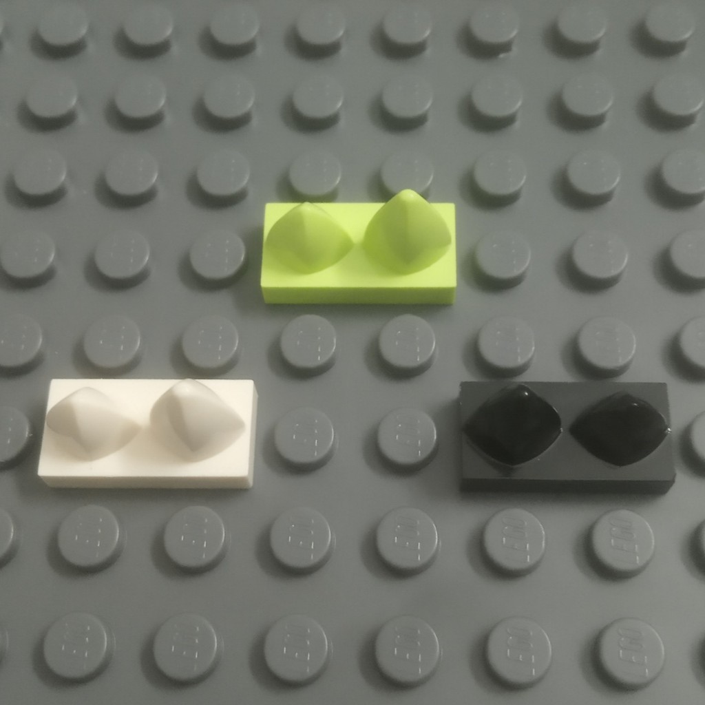 Đồ Chơi Lắp Ráp Tile, Modified 1 x 2 with 2 Teeth Vertical | Shopee ...