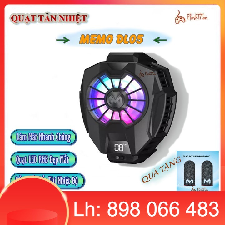 Quạt Tản Nhiệt điện Thoại Memo Dl05 Tản Nhiệt điện Thoại Làm Mát Khi