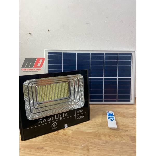 Đèn pha led năng lượng mặt trời 120-200w Nsun | Shopee Việt Nam