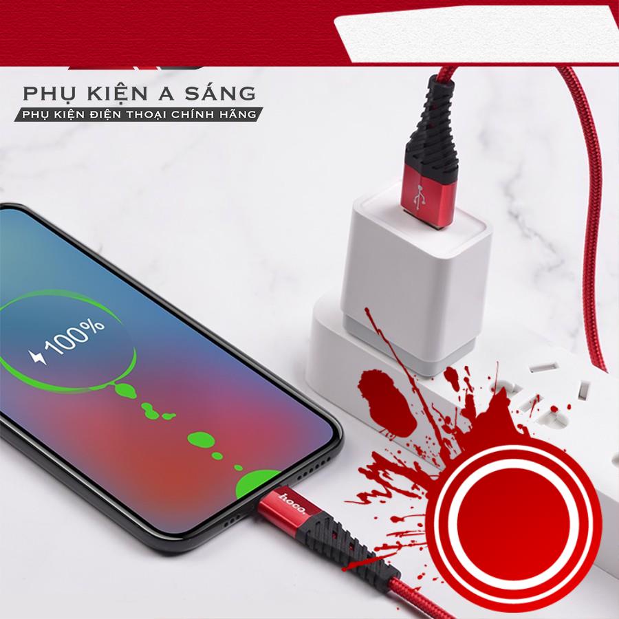 [Giảm giá thần tốc] HOCO X38 DÂY SẠC CÁP SẠC DÙ CHỐNG GẬP - CÁP SẠC NHANH 2.4A VÀ 3.0A - DÙNG ...