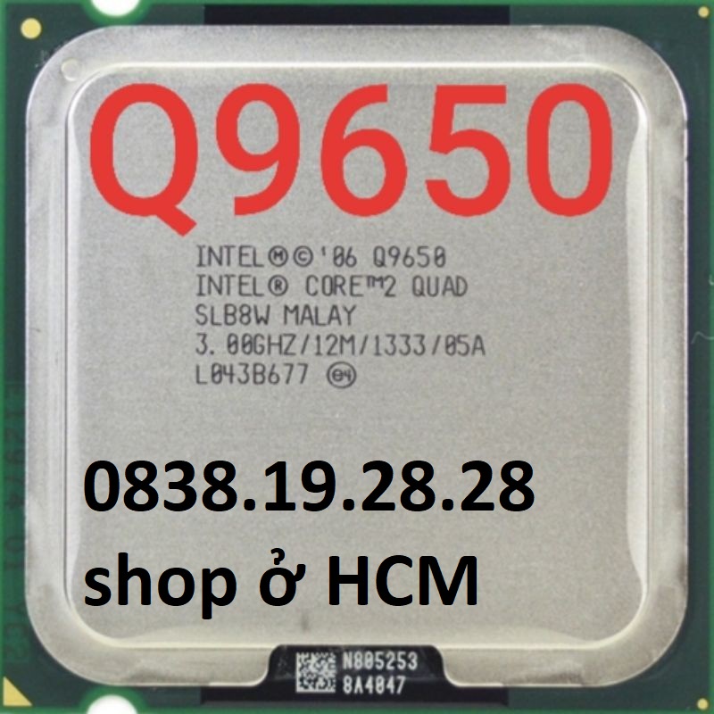 Cpu Q9650 #chip Q9650,Quad core Q9650 , Q9550 , Q9400 , Q9300 ,Q9505 ...