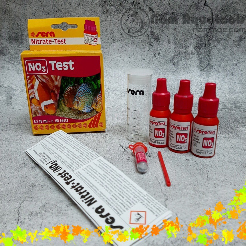 SERA Test Kit | Test NO3 Test nồng độ Nitrat cho bể cá cảnh, thủy sinh ...