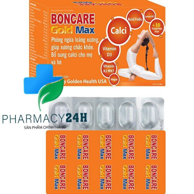 [Chính Hãng] BONCARE GOLD MAX Phòng ngừa loãng xương, giúp xương chắc ...