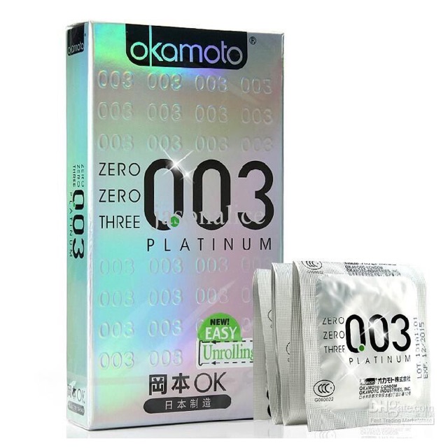 BAO CAO SU AKAMOTO BẠCH KIM 003 HỘP 10 CÁI | Shopee Việt Nam