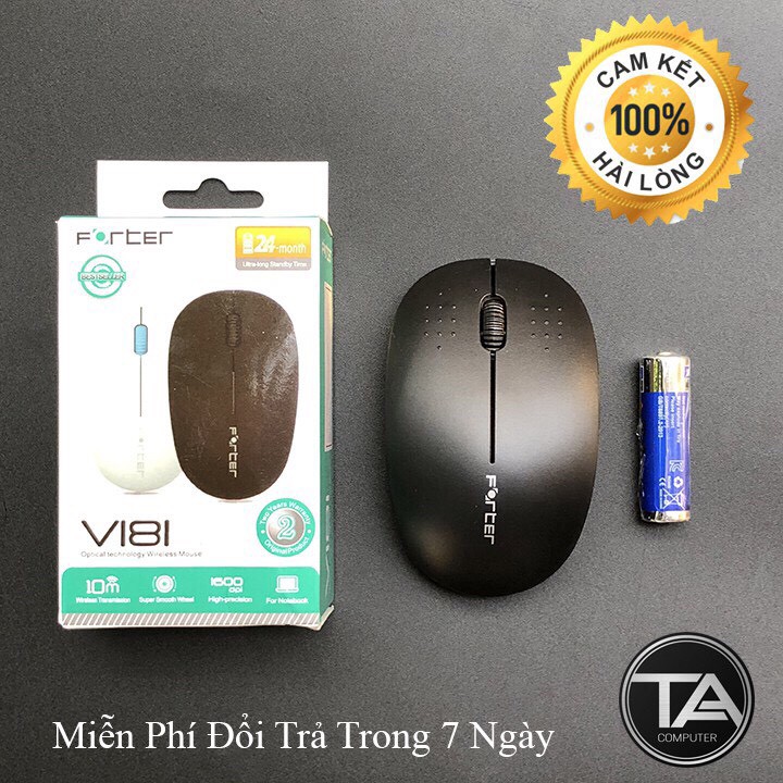 Chuột không dây Forter V181 Bảo hành chính hãng 24 Tháng | Shopee Việt Nam