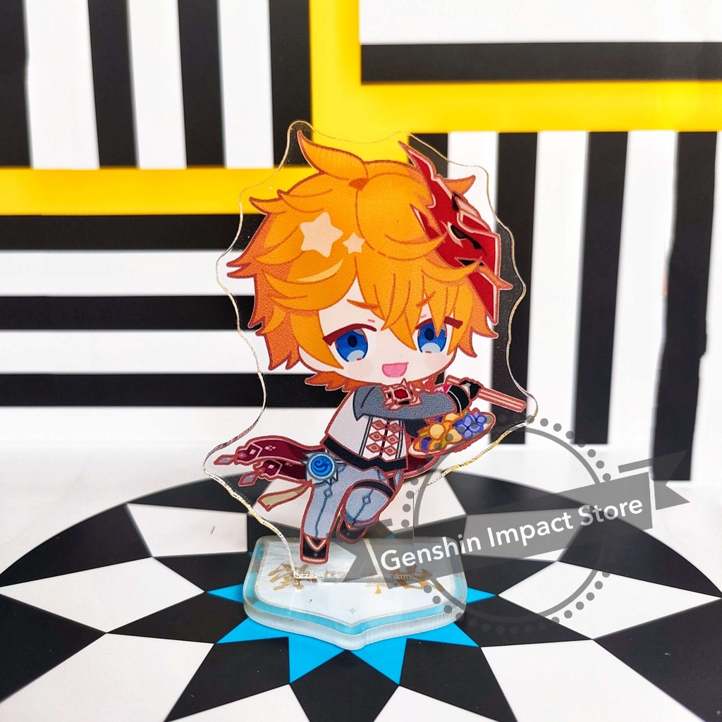 Mô hình standee nhân vật TATAGLIA, CHILDE game Genshin Impact mẫu nhà ...
