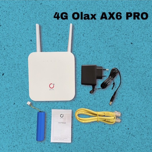 Phát Wifi Từ Sim 4G Olax Ax6 Pro Tốc độ 300Mb - Tặng Pin Dự Phòng 4000mAh Dùng 18 Giờ - Hỗ Trợ ...