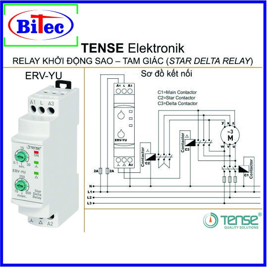 [TENSE] Timer khởi động sao tam giác ERV-YU | Shopee Việt Nam