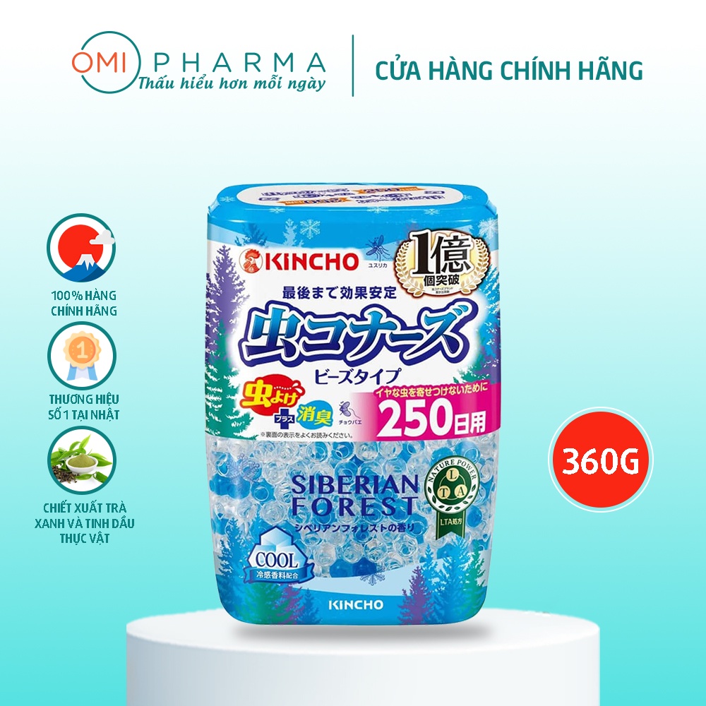 Hộp Làm Thơm Phòng Và Đuổi Muỗi Kincho Dạng Hạt 250 Ngày (Hương Hoa Rừng Siberian) | Shopee Việt Nam