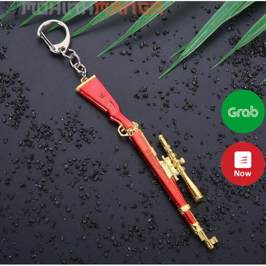Móc khoá hợp kim mô hình súng K98 98K (Kar98) bắn tỉa gold trong game ...