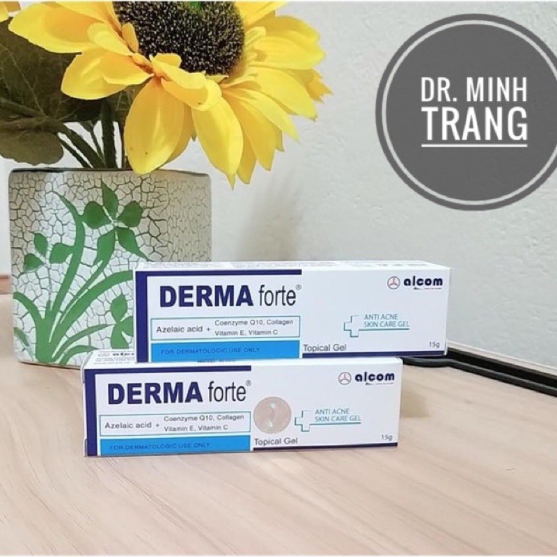 (CHÍNH HÃNG) GEL DERMAFORTE 15g- Hỗ trợ giảm mụn viêm, giảm thâm, làm sáng da | Shopee Việt Nam