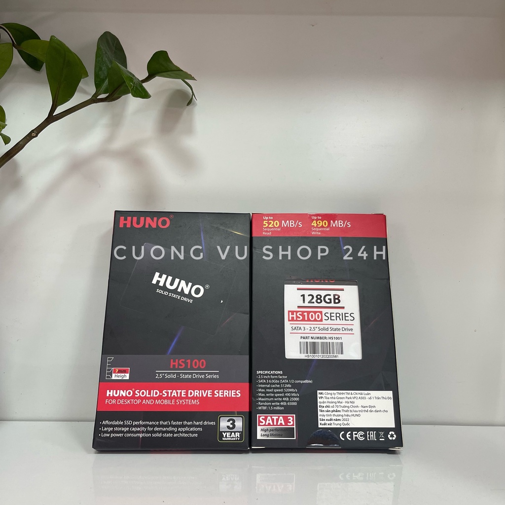 Ổ cứng SSD 128GB Huno - Sản phẩm chính hãng - Bảo hành 36 tháng ...