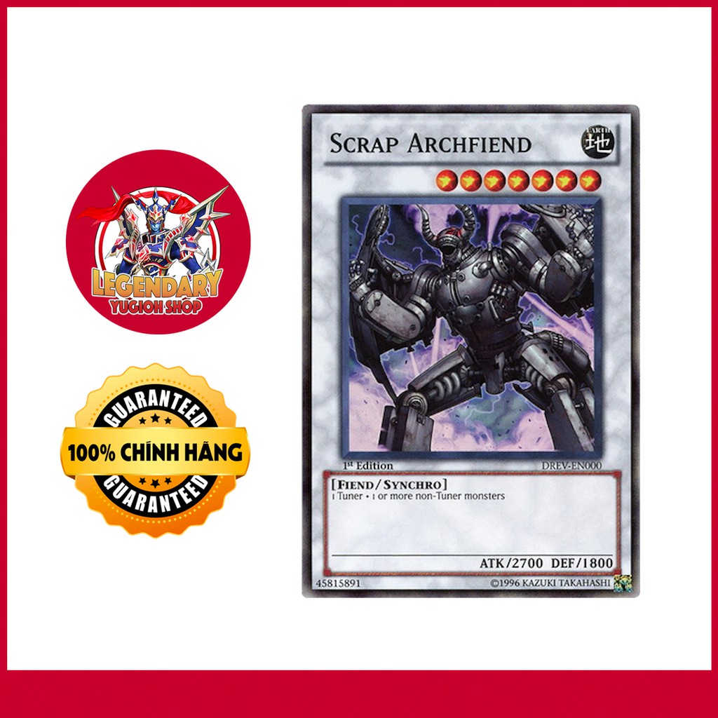[Thẻ Bài Yugioh Chính Hãng] Scrap Archfiend | Shopee Việt Nam
