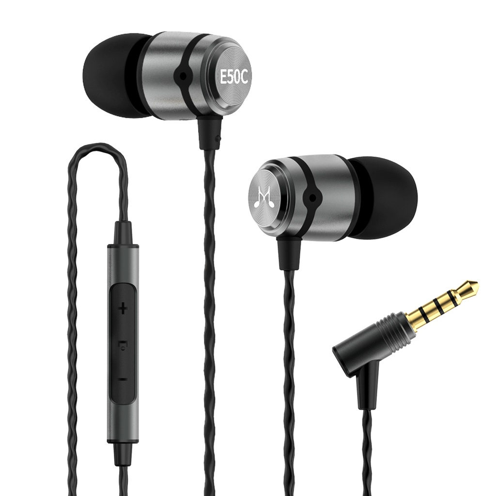 Tai nghe có dây SoundMAGIC E50C có micrô trong màn hình tai Tai nghe HiFi Tai nghe cách ly tiếng ...