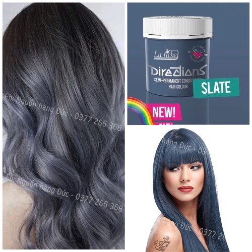 Thuốc nhuộm tóc Lariche Directions màu Slate - La riche directions ...