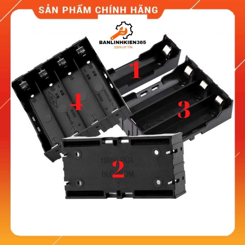 Đế Pin Li-ion 18650 Khay Hàn 1/2/3/4 Pin .Khay pin 18650 (Loại Tốt ...