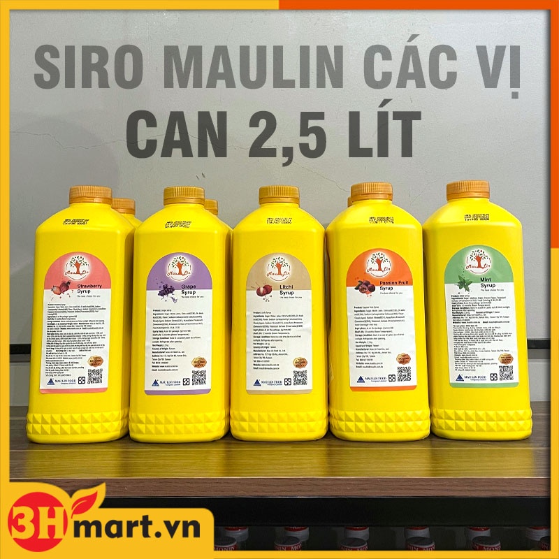 Siro maulin các vị - can 2,5 lít | Shopee Việt Nam