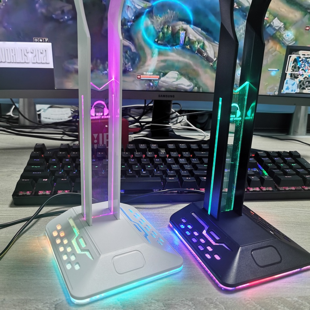 Giá Treo Tai Nghe RGB - Giá Treo Headphone RGB - X6 | Shopee Việt Nam
