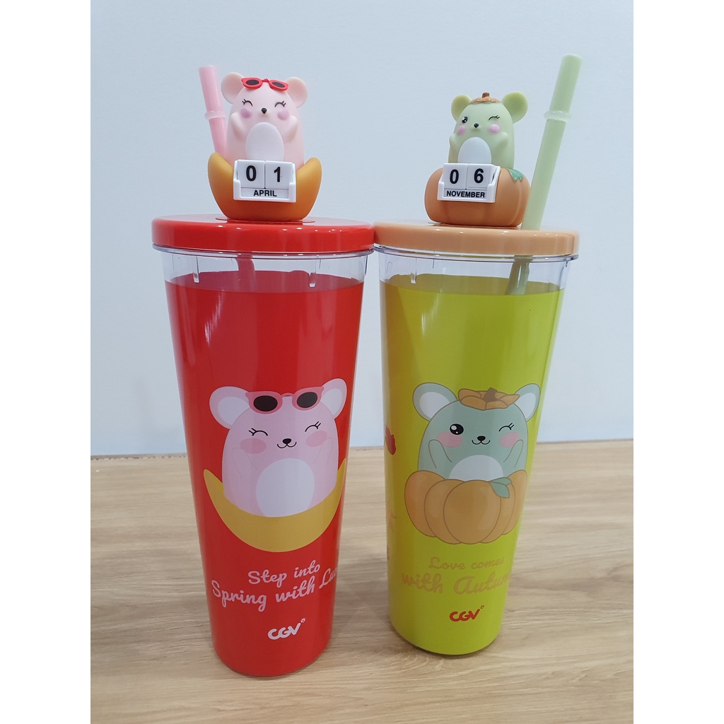 Cốc ly CGV rạp chiếu phim nút điều chỉnh thời gian có thể điều chỉnh ...