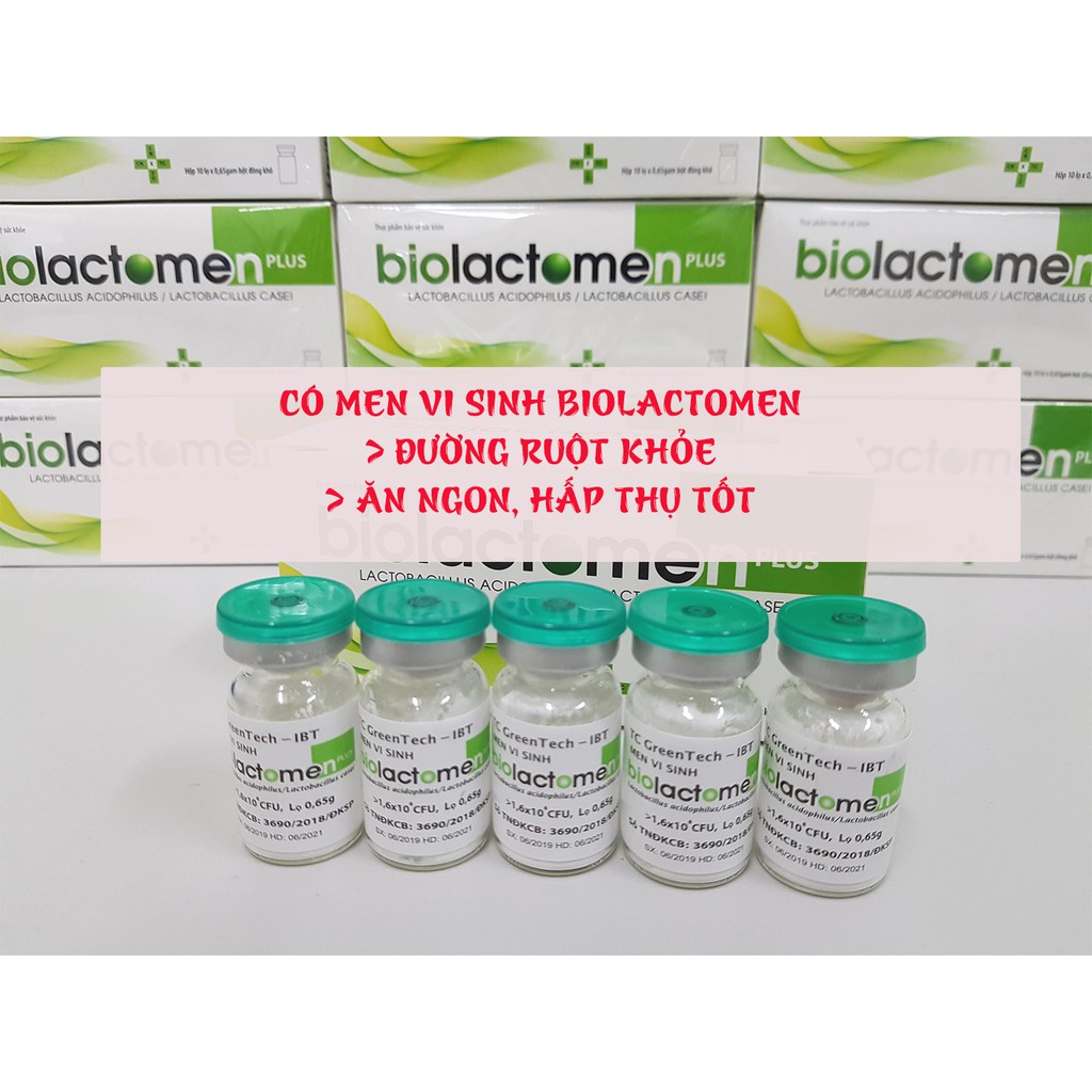 MEN VI SINH BIOLACTOMEN PLUS - HẾT RỐI LOẠN TIÊU HÓA | Shopee Việt Nam