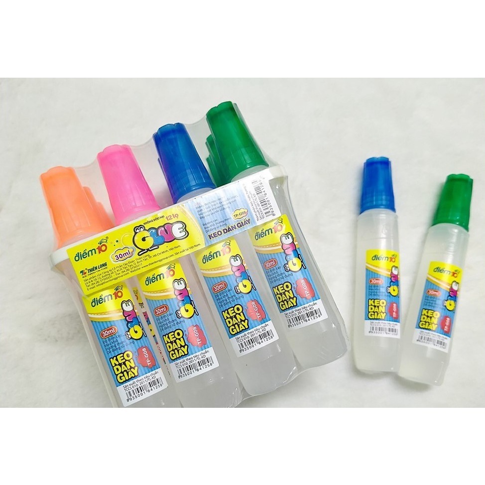 Keo Dán Giấy Thiên Long G08 - 30ml (1 Chai) | Shopee Việt Nam