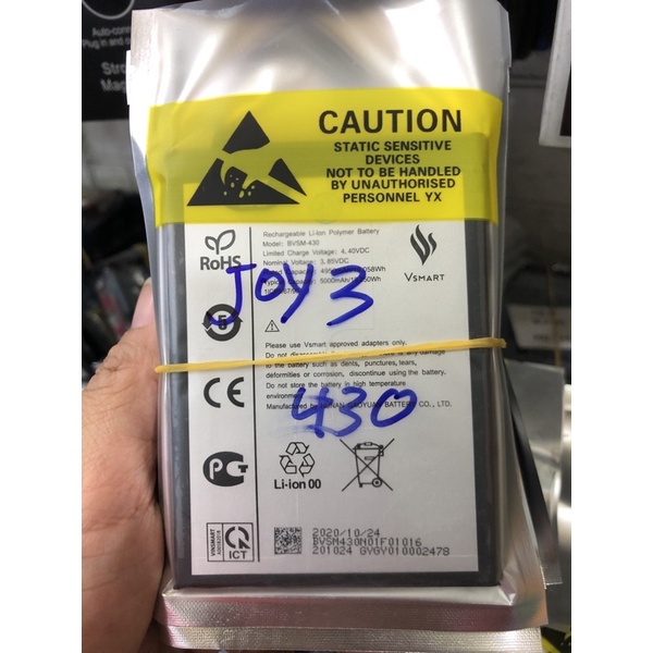 PIN ZIN VSMART JOY3 (430) | Shopee Việt Nam