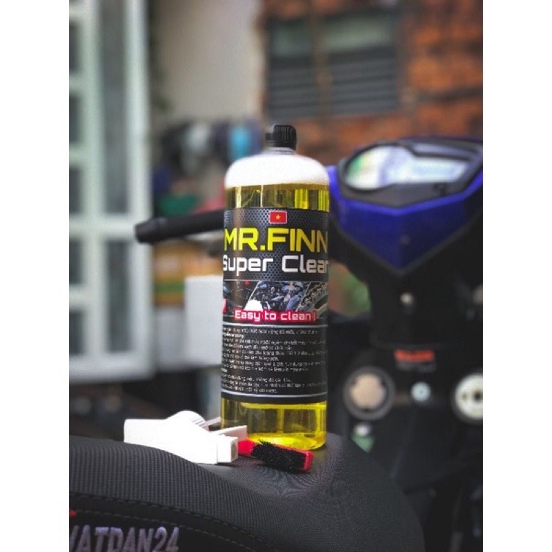 [Tặng Khăn] Dung dịch vệ sinh dầu mỡ, tẩy rửa dầu nhớt mr.finn super ...