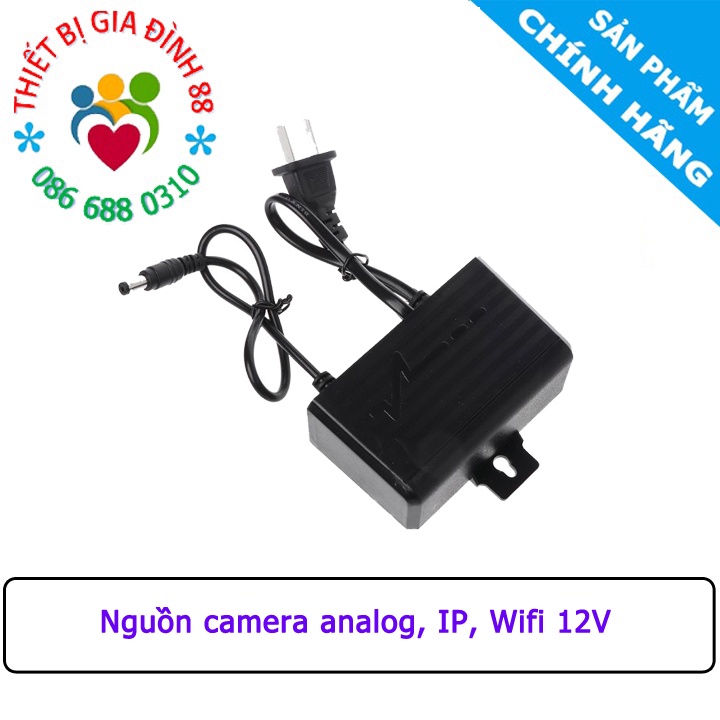 Nguồn Adapter 12V 2A, nguồn camera 12v-2a loại tốt cho dự án camera ...