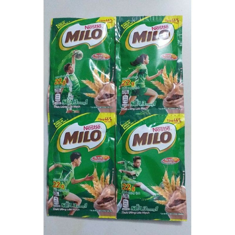 Milo bột dạng gói 22g x dây 10 gói | Shopee Việt Nam